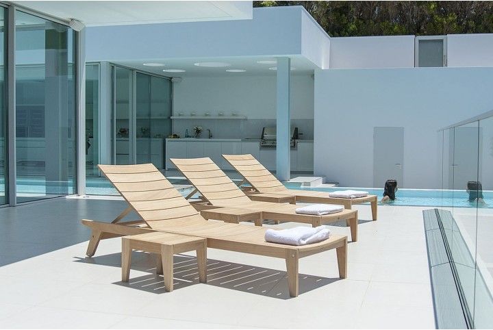 Bain de soleil en bois haut de gamme